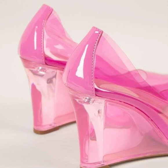 Shoes | Chic Incredible Design Wedge Shoes New | Poshmark